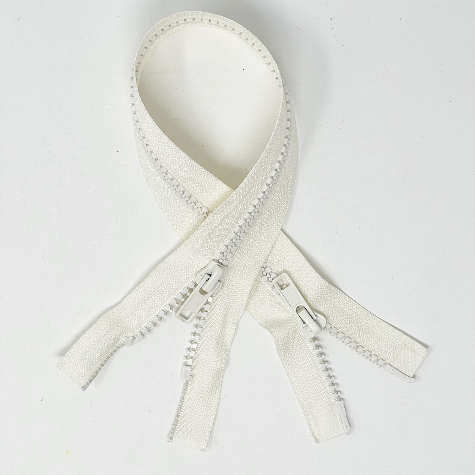 ckzip2w-50-801-50cm / 20" 2 way chunky nylon zips - Dookkii.com