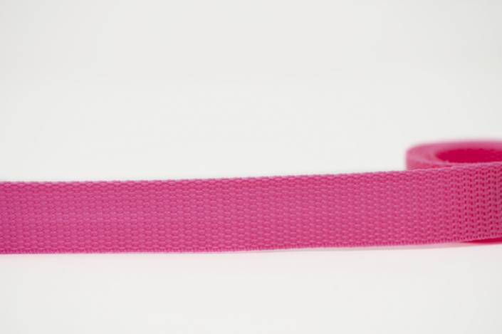 dw25-pink-25mm polypropylene webbing - Dookkii.com