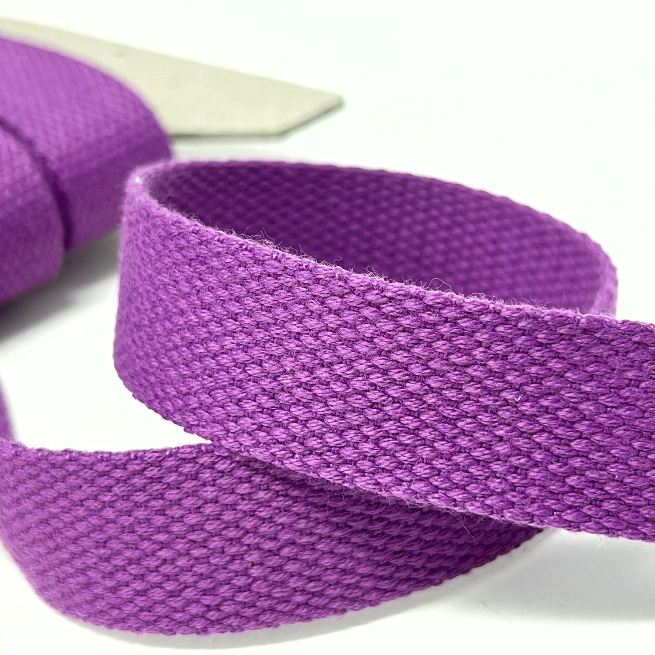 dw1911-25-52 purple, 25mm cotton mix webbing - Dookkii.com